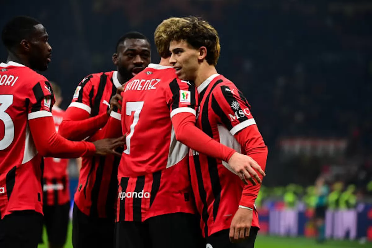 Debut Manis Felix dan Gimenez, Bawa AC Milan Ke Empat Besar Coppa ...